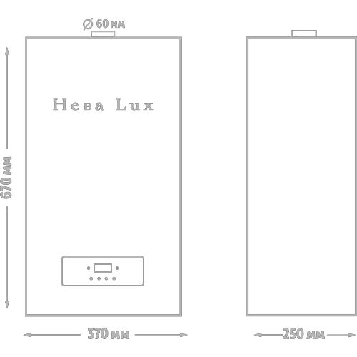 NEVALUX 8224М котёл газовый двухконтурный (11-24 кВт) купить недорого от производителя с ...
